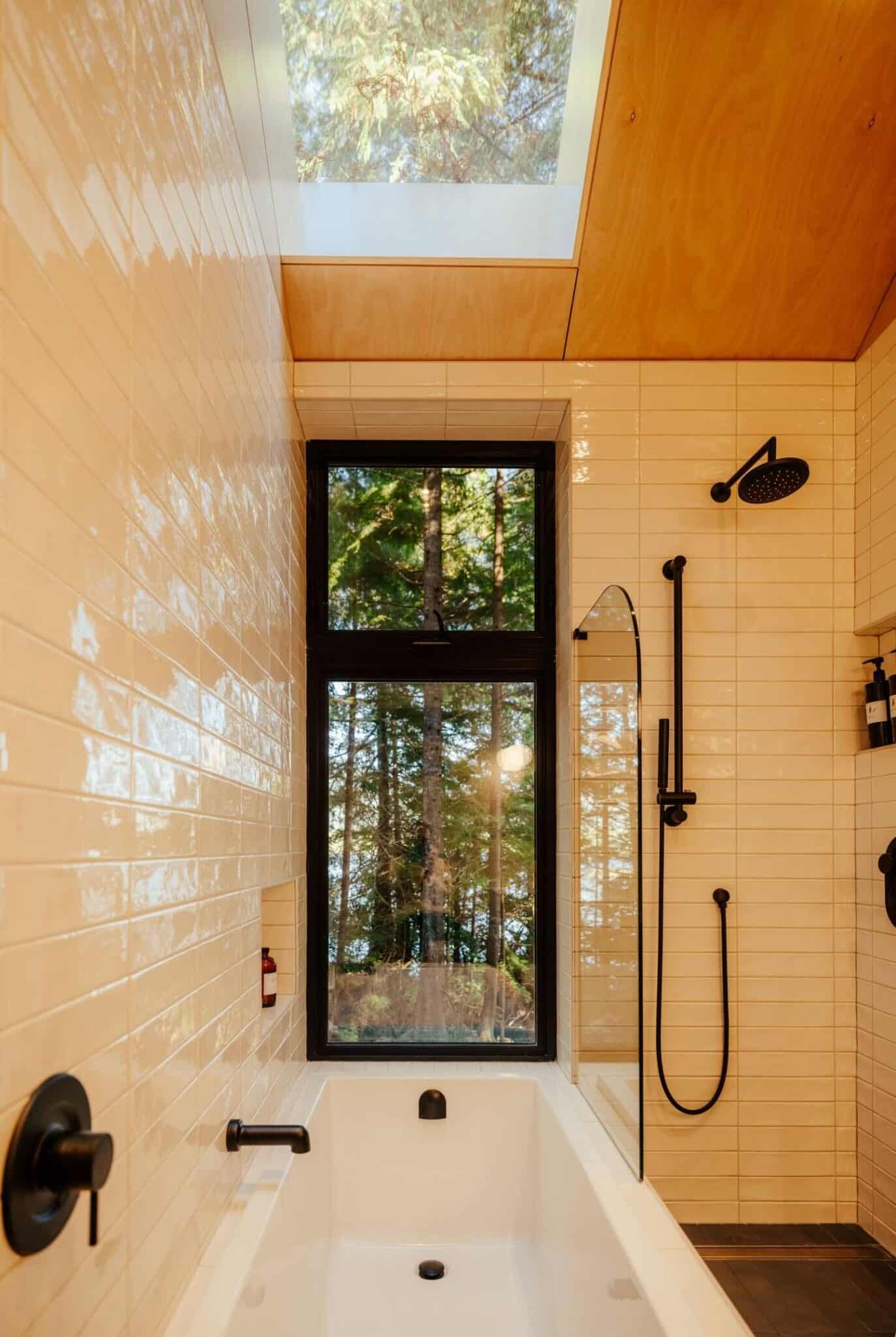 Peace Cabin: Modern Two-Bedroom Skylit Cabin