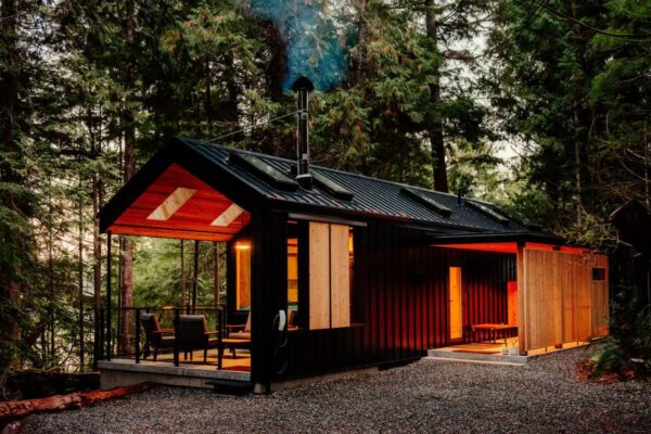 Peace Cabin: Modern Two-Bedroom Skylit Cabin