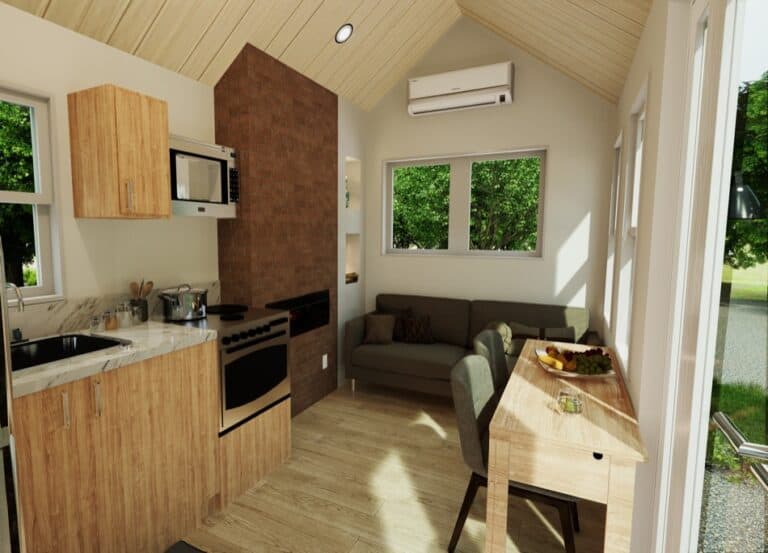 272 Sq. Ft. Petite Manor XS Tiny House Plans