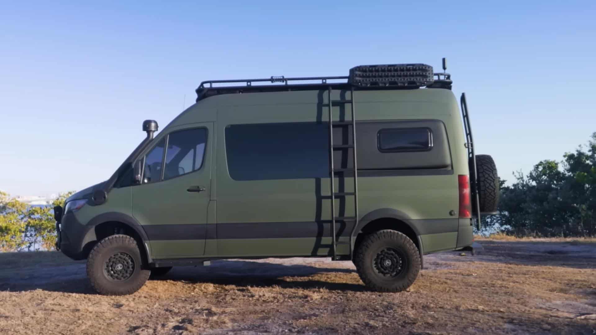 Photographer’s Professionally-Built Dark Interior Van