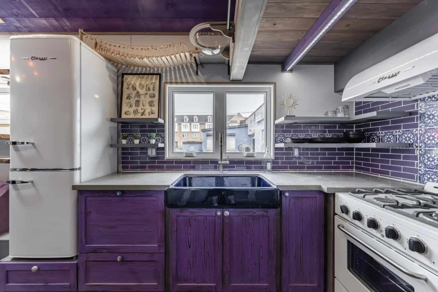 Purple Heart Manor by Acorn Tiny Homes