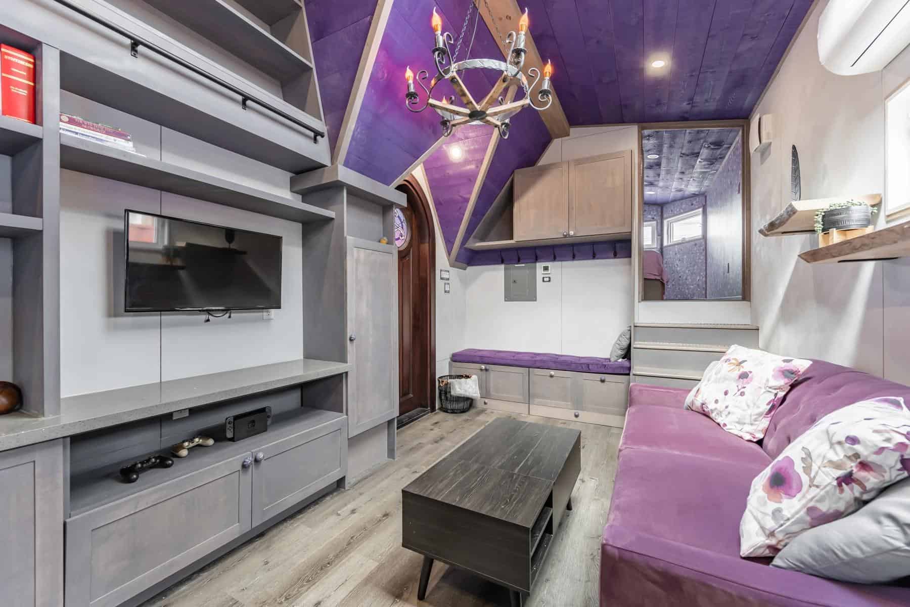 Purple Heart Manor by Acorn Tiny Homes