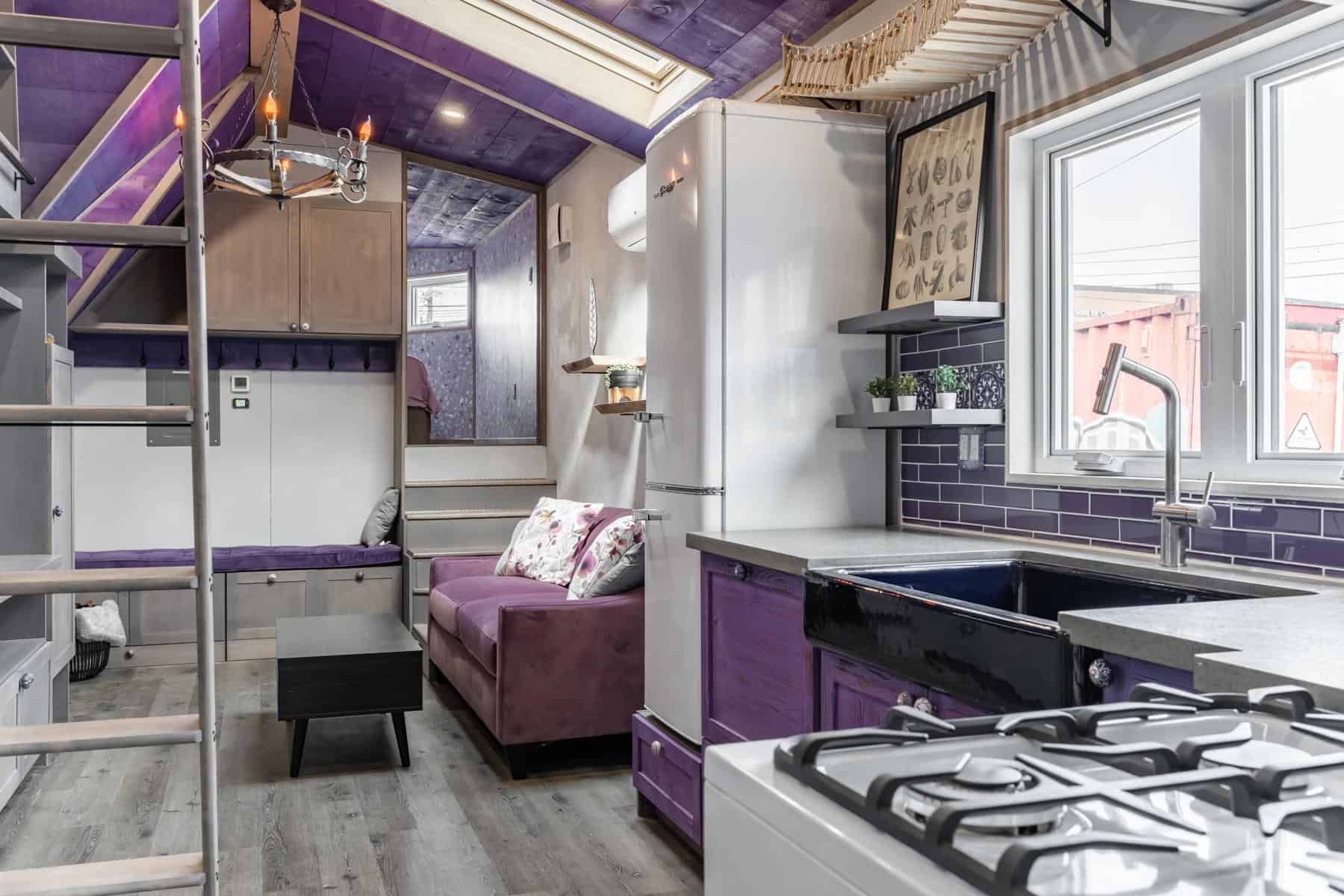 Purple Heart Manor by Acorn Tiny Homes