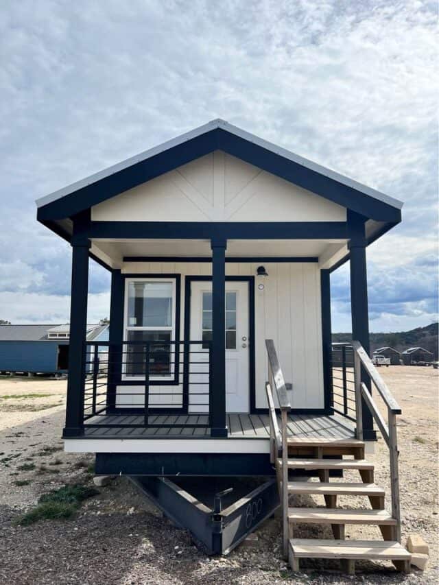 Park Model Tiny House with Covered Porch