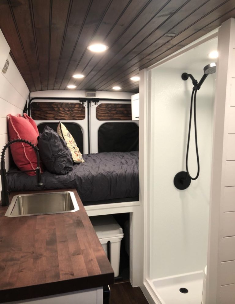 2019 Ram ProMaster 2500 Van Build with Indoor Shower