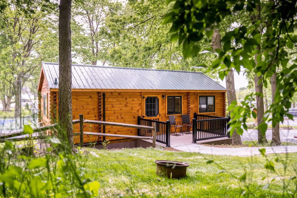 Rancher Log Cabin