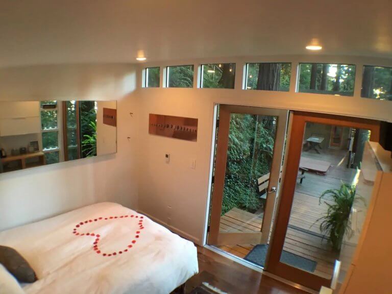 Studio-Style Modern Tiny Cabin in the Redwoods
