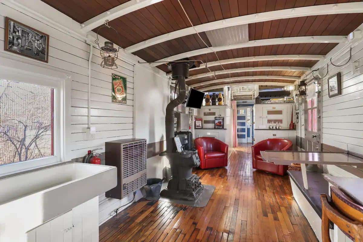 Trainmaster’s Inn: Retro Caboose Vacation Stay