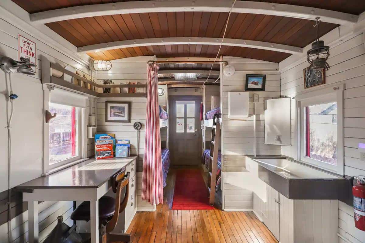 Trainmaster’s Inn: Retro Caboose Vacation Stay