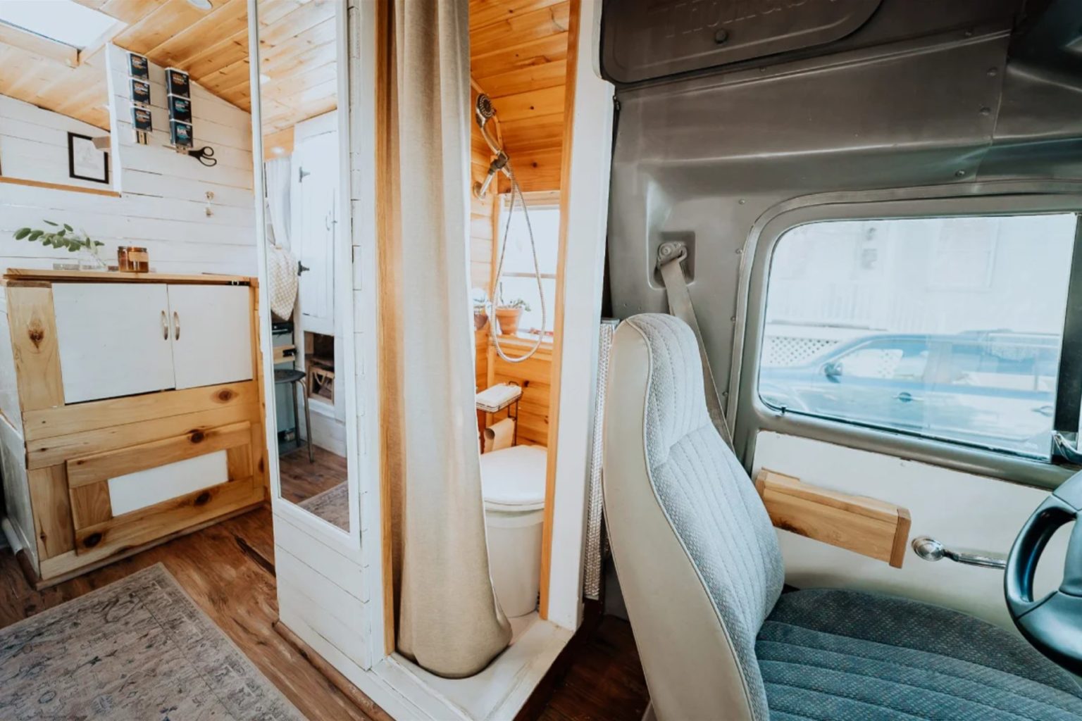 Off-Grid Runabout Short School Bus Conversion For $32,500