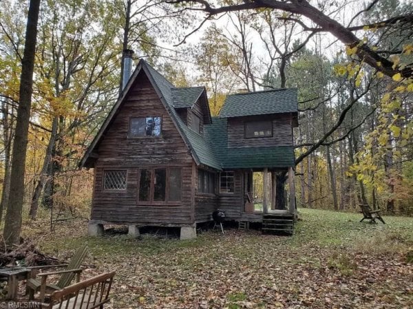 Rustic Cabin on 26 Acres in Luck, WI