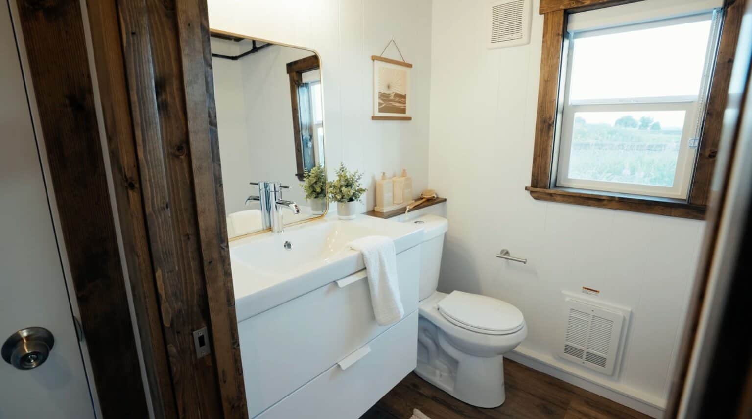Rustic Version of the Two Bedroom ORCA Park Model Cottage