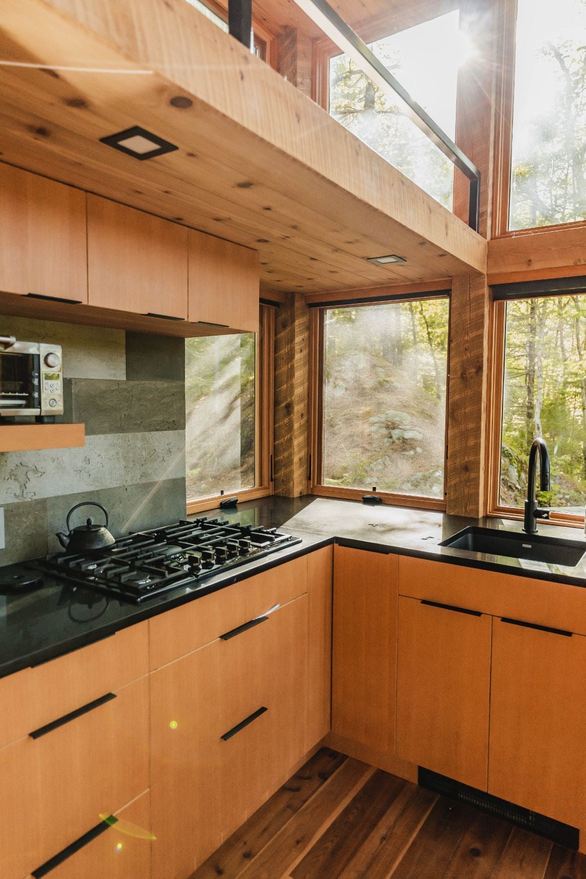 Modern 424-square-foot Backcountry Prefab Cabin