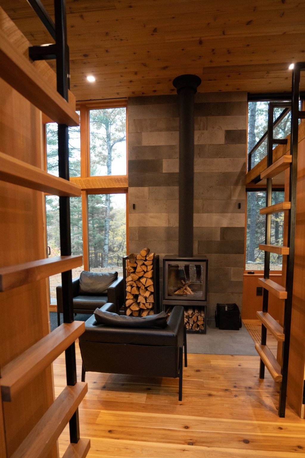 Modern 424-square-foot Backcountry Prefab Cabin