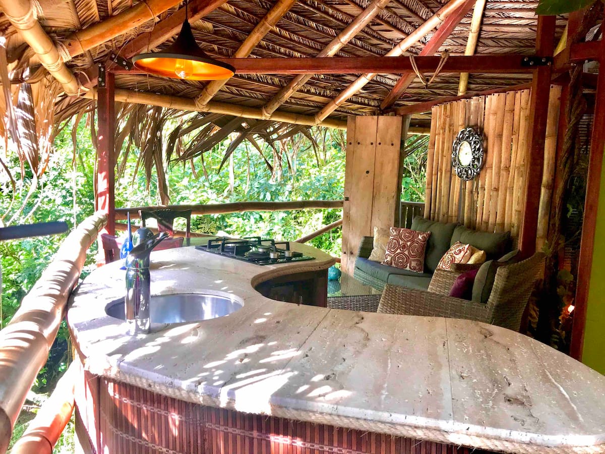 Secret Bamboo Jungle Treehouse in Panama
