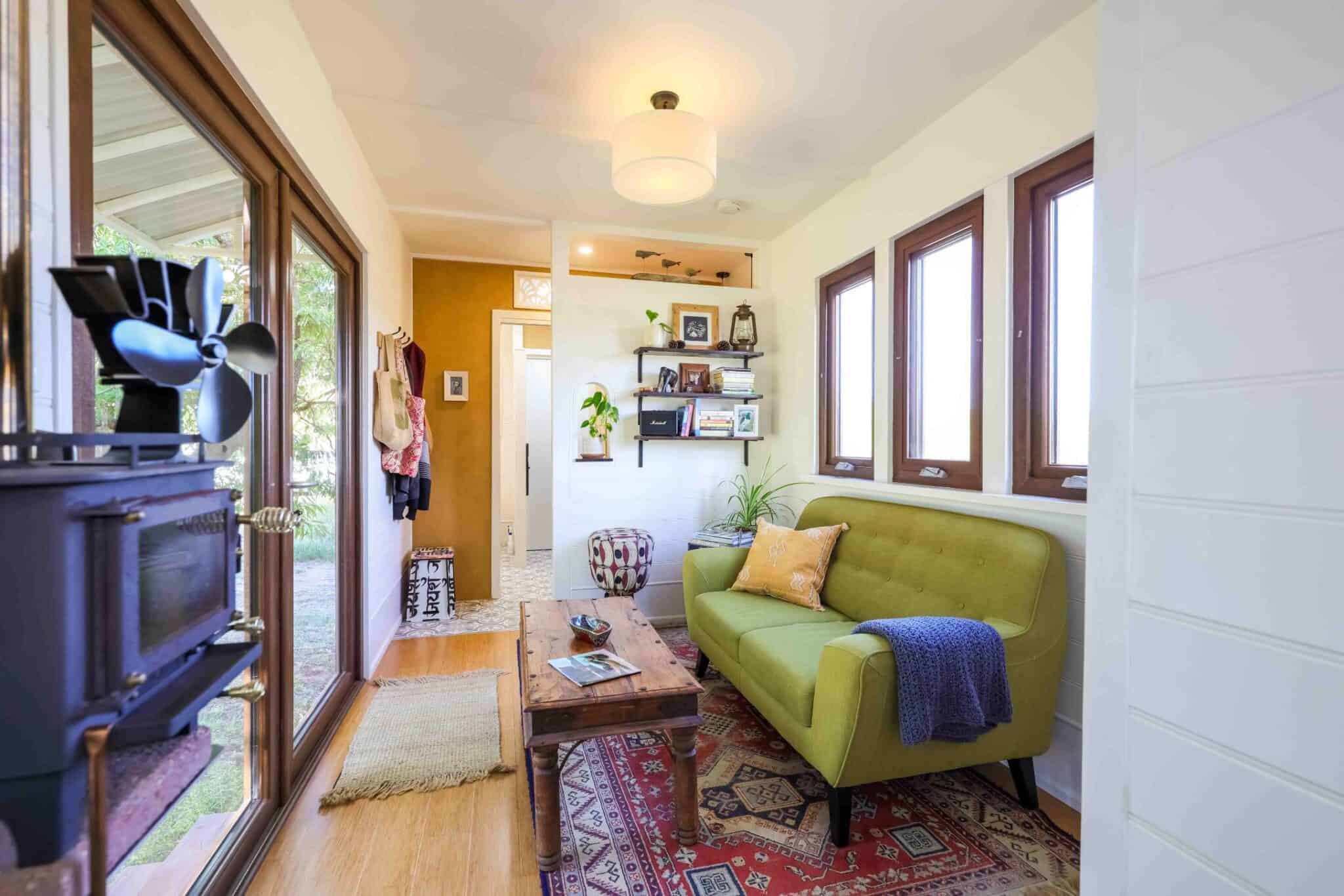 Semi Truck Trailer Turned Luxury Tiny Home