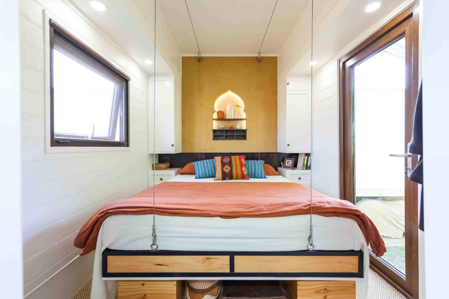 Semi Truck Trailer Turned Luxury Tiny Home
