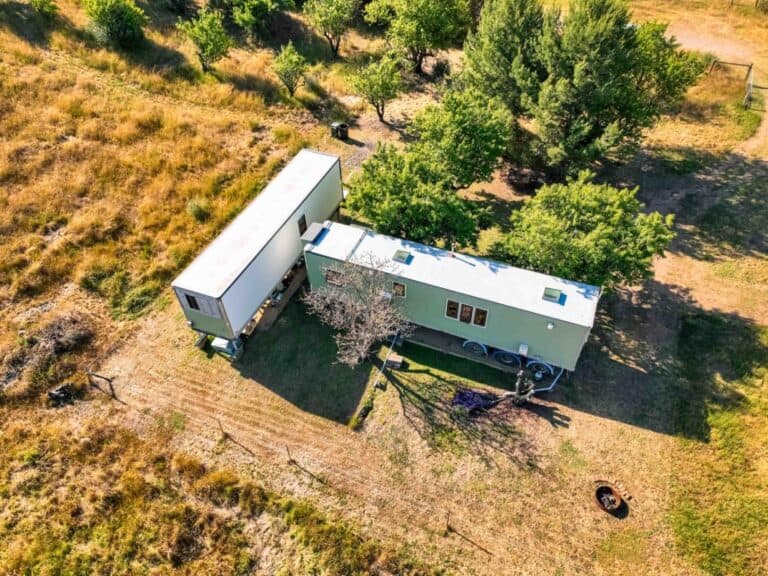Semi Truck Trailer Turned Luxury Tiny Home