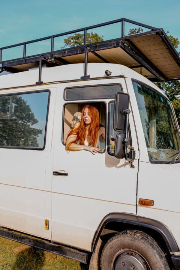 Shabby Chic Shuttle Bus Feels Like a Cozy Cottage on Wheels!