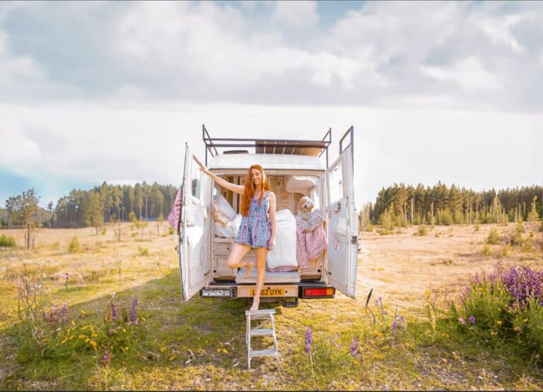 Shabby Chic Shuttle Bus Feels Like a Cozy Cottage on Wheels!