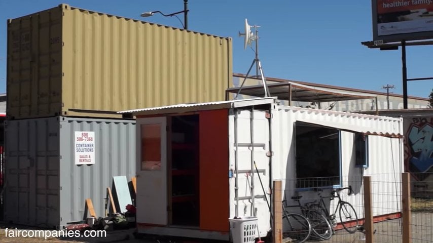 Couple Create Shipping Container Tiny House Community