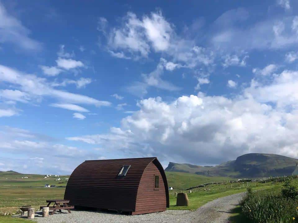 Isle of Skye Wigwam Cabin with Breathtaking Views