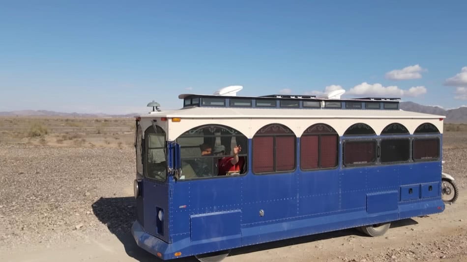 Historic Trolley Transformed: A Tiny Home on Wheels