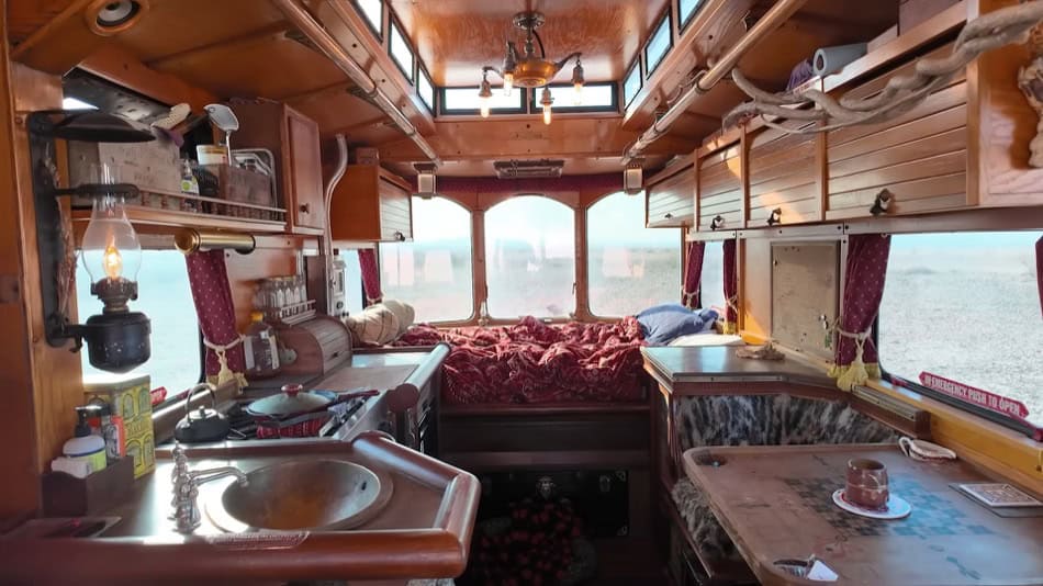 Historic Trolley Transformed: A Tiny Home on Wheels