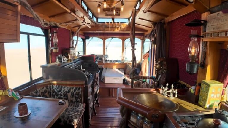 Historic Trolley Transformed: A Tiny Home on Wheels