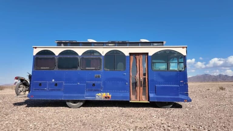 Historic Trolley Transformed: A Tiny Home on Wheels