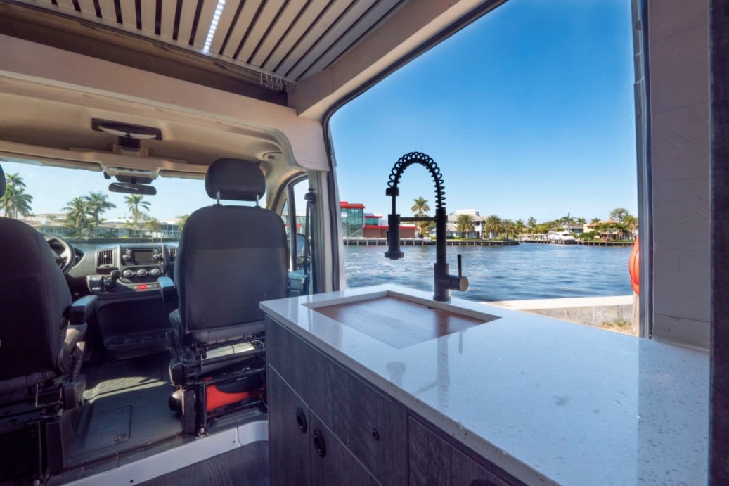 Stealth And Modern Dodge Ram ProMaster Van Build