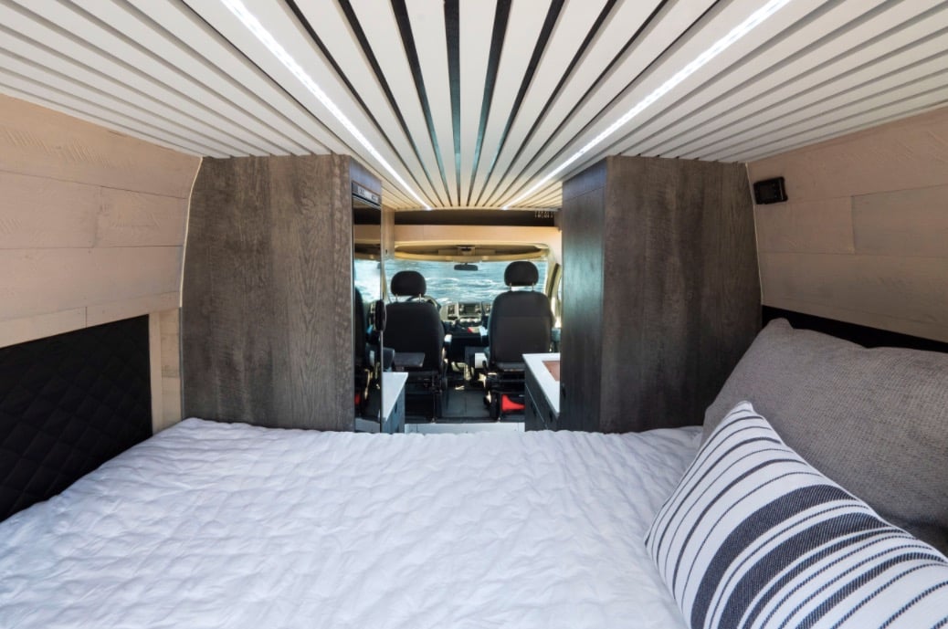 Stealth And Modern Dodge Ram ProMaster Van Build