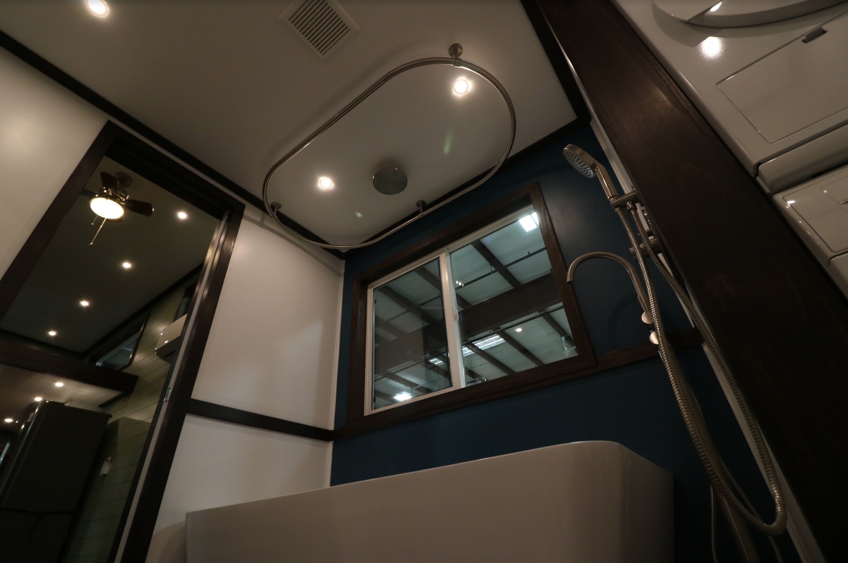 Steampunk Tiny House with Flip Down Porch, Full Size Bathroom, and ...
