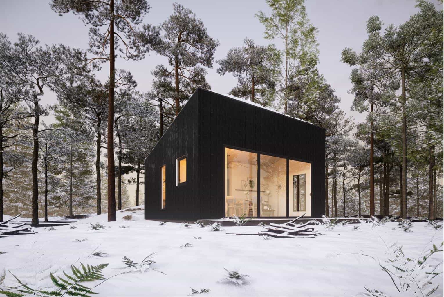 Stuga Modern Tiny Cabin Plans Update