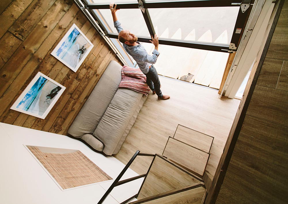Surf Shack Tiny House by Alex Wyndham, Built by Tiny House Nation
