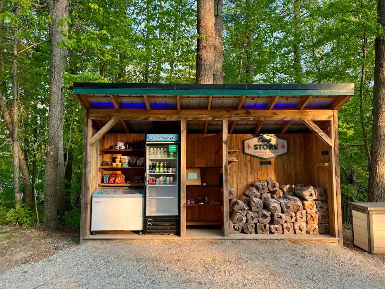 Tall A-frame Cabin in the Woods