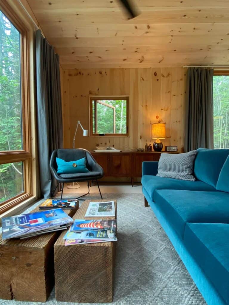 The Pine Cabin: 420-Sq.-Ft. Timber-Framed Retreat in Coastal Maine