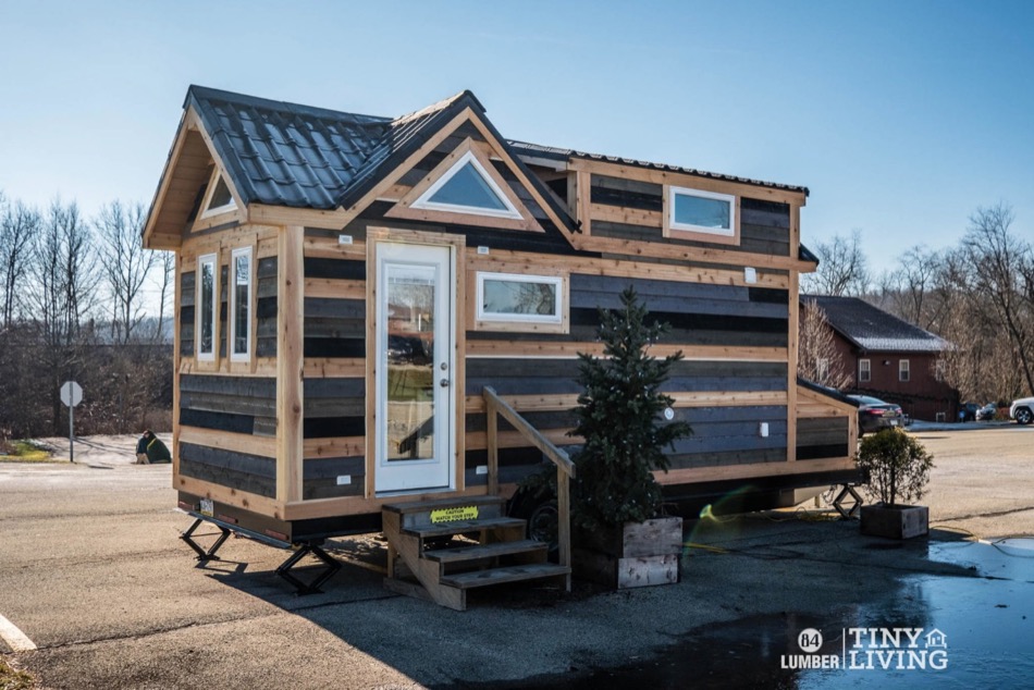 The Countryside Tiny House with Cathedral Ceilings