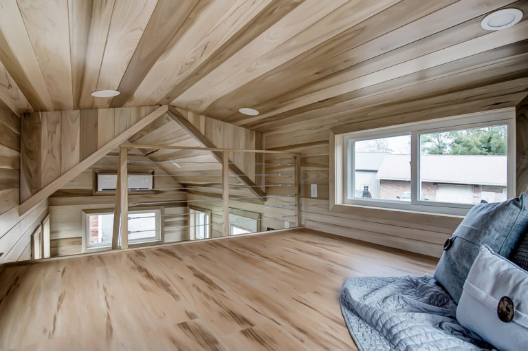 The Baby Blue Hatteras Tiny House by Modern Tiny Living