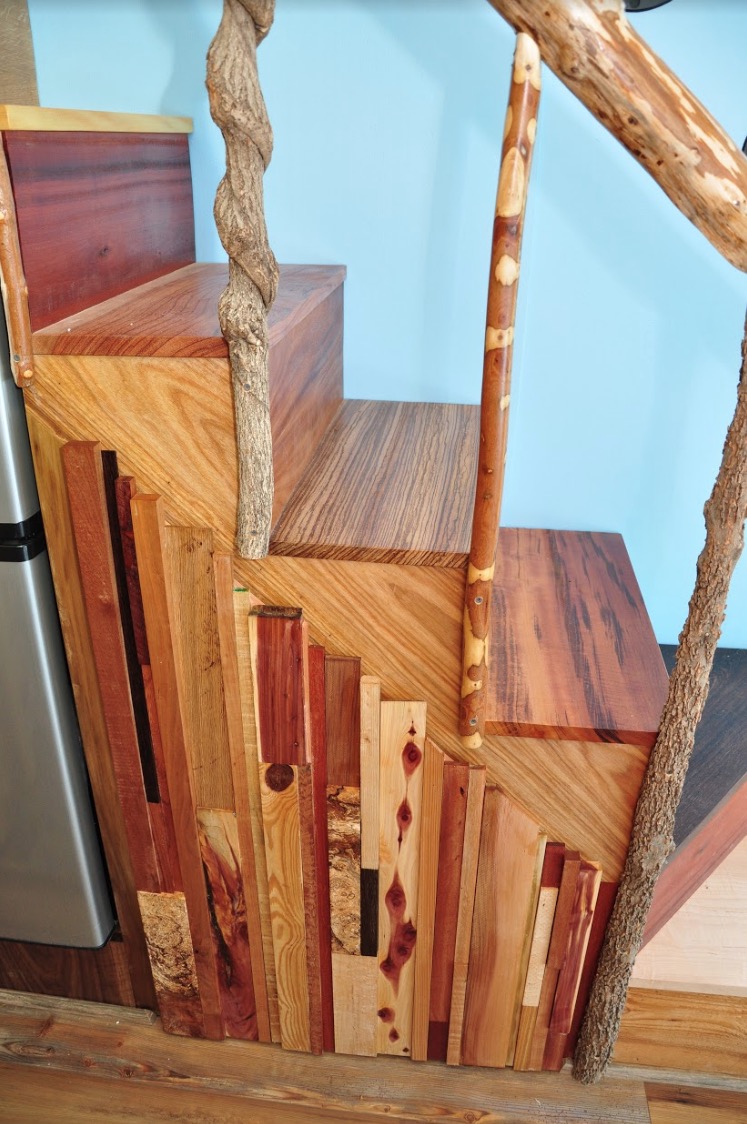 The Prairie Dog Tiny House Built with Exotic Reclaimed Woods