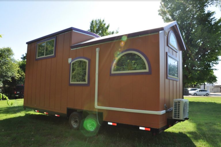 The Prairie Dog Tiny House Built with Exotic Reclaimed Woods