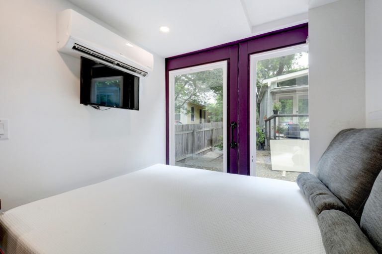 Purple Monster Shipping Container Tiny House by Kountry Containers