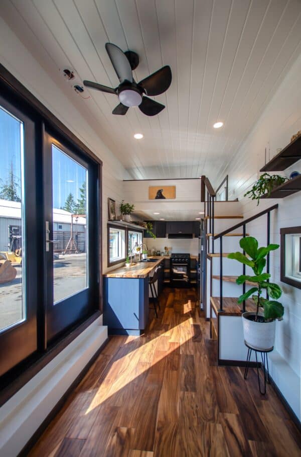 The Raven: 30’ X 8’6” Tiny House by Rewild Homes