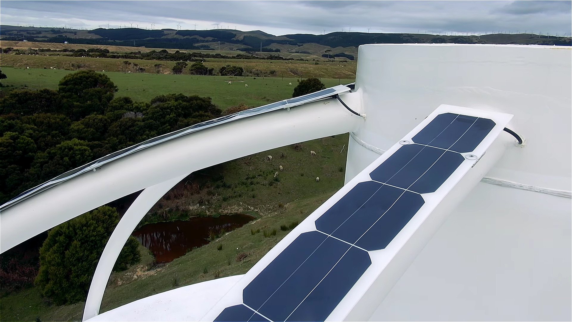 The Skysphere: Modern High Tech Tiny Cabin with 360 Views