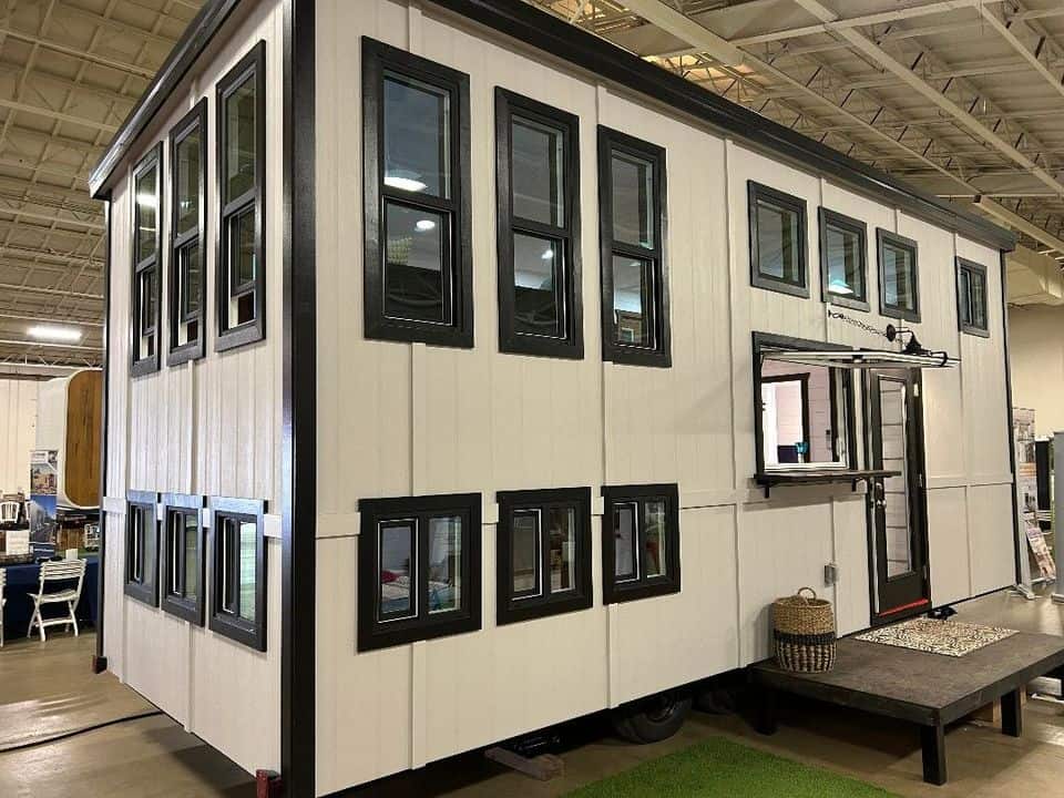 The Sundance: 26’x10′ Tiny Home with 22 Windows