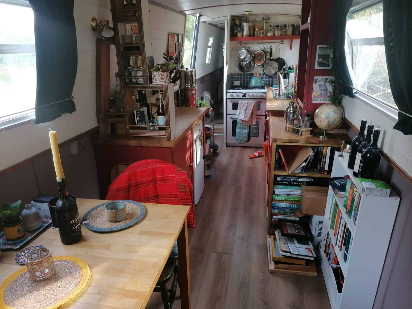 They Spent 3 Months Renovating Their Narrowboat Home