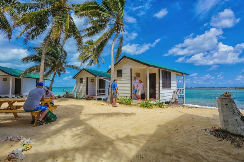 Tobacco Caye Cabana Cottages in Belize