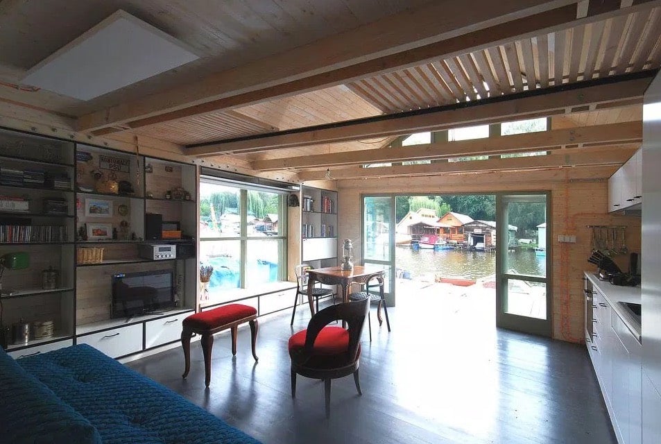 Modern Floating Tiny Home in Prague