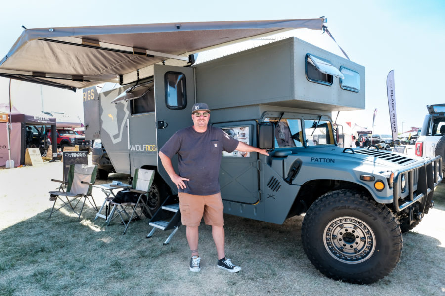 Tiny Home Built on a Humvee Chassis
