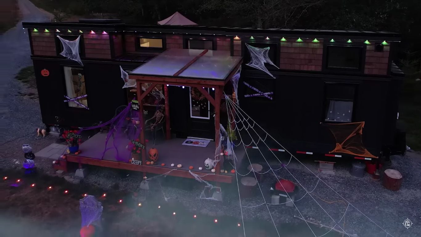 Her Tiny Home Got a Spooky Makeover